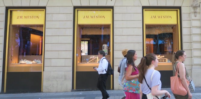 Champs-Elysées shopping. Best shops.